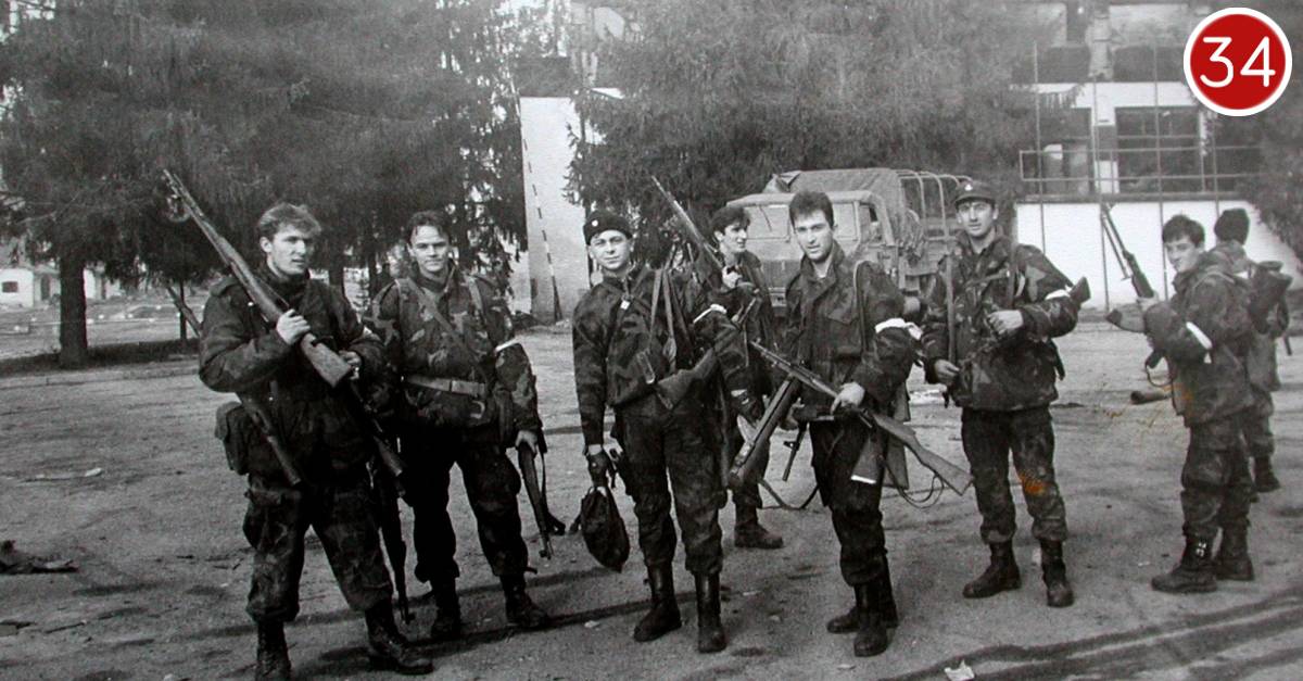 123. brigada HV oslobodila Zvečevo 17. prosinca 1991.
