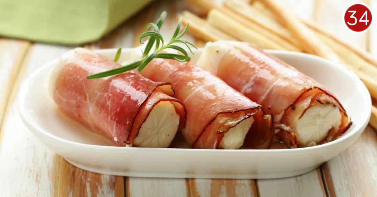Recept za rolice sa sirom i pršutom